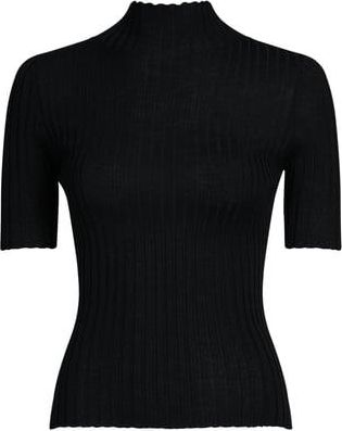 Saison 1865 Pull Ava &agrave; col montant en laine m&eacute;lang&eacute;e