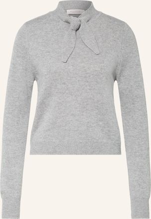 Rich & Royal Pullover Mit Cashmere Und Schluppe grau
