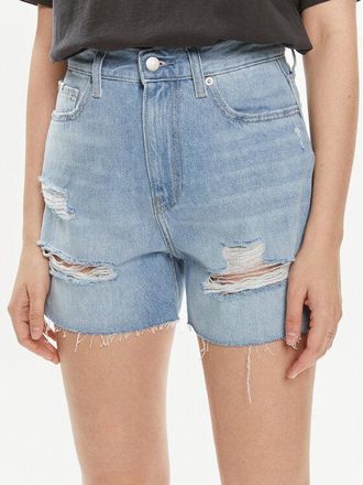 Calvin Klein Jeans Jeansshorts J20J222803 Blau Mom Fit