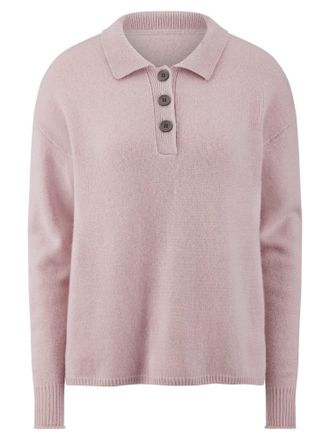 Peter Hahn Polo-Pullover Peter Hahn ros&eacute;