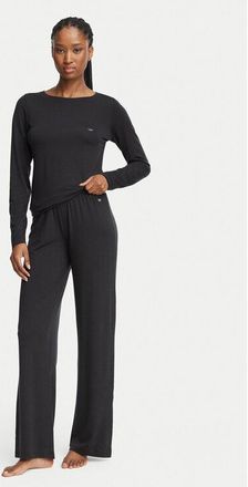 Emporio Armani Pyjama EW002493 AF25579 UC001 Schwarz Regular Fit