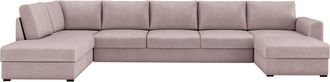 Mirjan24 Ecksofa Wilma Large Premium, 2 Bettkasten und Schlaffunktion Schlafsofa Bettsofa Eckcouch Polsterecke Sofa Couch Wohnlandschaft (Zoya 03, Seite: Links