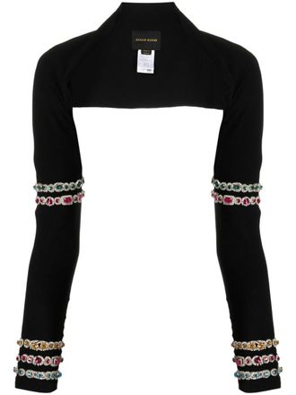 Zuhair Murad boléro à perles brodées - Noir