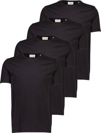 Lindbergh T-Shirt (Packung, 4-tlg) mit Rundhalsausschnitt im 4-er Pack