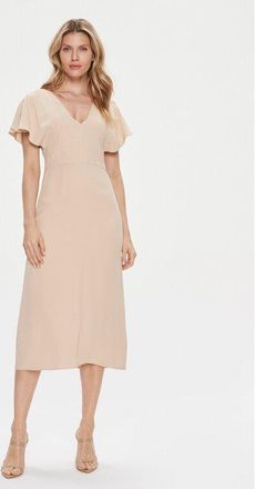 HUGO BOSS Kleid für den Alltag Dawinga 50488660 Beige Regular Fit