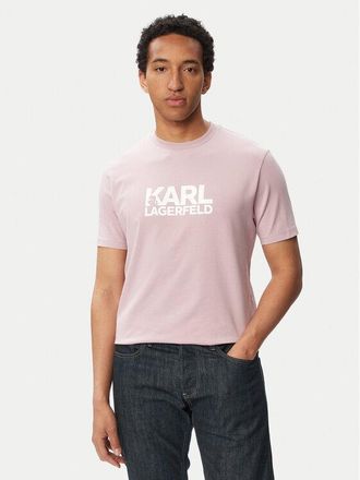 Karl Lagerfeld T-Shirt 755780 563235 Rosa Regular Fit
