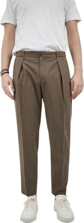 BRIGLIA 1949 Homme, Pantalons, Vert, Taille: S Pantalon Cropped PortobelloS