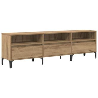 vidaXL Meuble TV ch&ecirc;ne artisanal 150 x 30 x 44,5 cm vidaXL