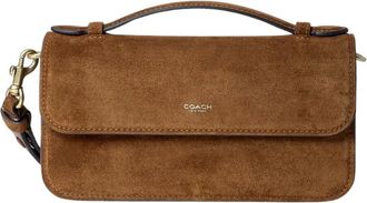 Coach Femme, Sacs, Brun, Taille: ONE Size Sac bandouli&egrave;re avec poign&eacute;e sup&eacute;rieure Elora