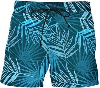 Generic Short de bain hawa&iuml;en &agrave; s&eacute;chage rapide pour homme - Short de bain avec poches - Short de bain pour homme, bleu ciel, XXL