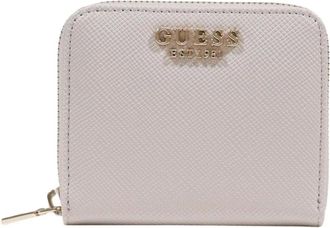 Guess Femme, Accessoires, Beige, Taille: ONE Size Portefeuille zipp&eacute; avec poches int&eacute;rieures