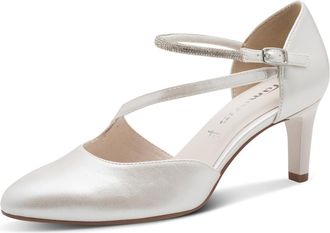 Tamaris Pumps Damen Vegan Elegant wei&szlig;,EU 39