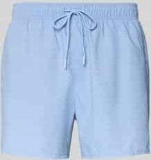 Lacoste Badeshorts mit Logo-Stitching