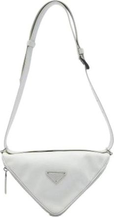 Prada Sac bandouli&egrave;re vintage doccasion - Femme - Pre-owned - Blanc - Taille: ONE Size