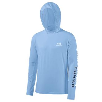 Bassdash Herren Kapuzenpullover Shirt Sonnenschutz UPF50+ UV Pullover Langarm Hoodie f&uuml;r Angeln Rash Guard