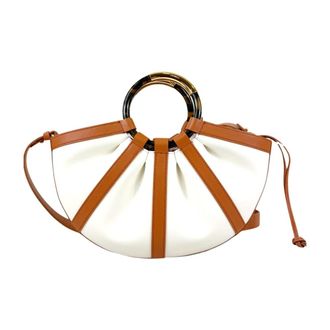 Coccinelle Femme, Sacs, Blanc, Taille: ONE Size Shell Bicolor Handbag