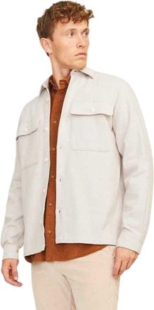 Jack & Jones Jack And Jones - Hemdjacke f&uuml;r Herren, Brusttasche (Sommer Sandgelb)