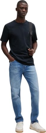 HUGO BOSS T-Shirt f&uuml;r Herren, Premium-Baumwolle (Marine)