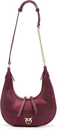 Pinko Mini Brioche Tote Bag mit Verzierung - Rot