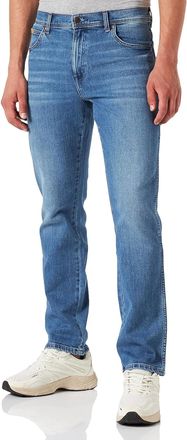 Wrangler Herren Jeans Texas - Regular Fit - Blau - New Favorite W29-W50 Stretch, Größe:33W / 30L, Farbe:New Favorite W121JX21Y
