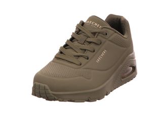 Skechers Damen UNO Stand ON AIR Sneakers, Olive Durabuck, 41 EU