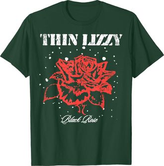 Thin Lizzy Black Roses Snow T-Shirt