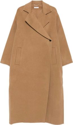 Soft Goat Femme, Manteaux, Brun, Taille: 38 FR Manteau croisé à poches plaquées