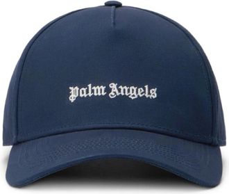 Palm Angels Homme, Accessoires, Bleu, Taille: ONE Size Casquette Logo Brod&eacute;