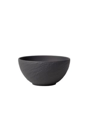 Villeroy & Boch Dipschale Manufacture Rock, Schwarz, Keramik, Uni, rund, Essen & Trinken, Geschirr, Schalen & Sch&uuml;sseln, Dipschalen
