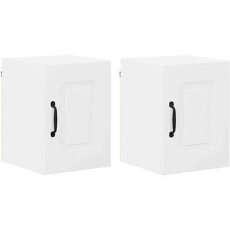 vidaXL Küchenwandschrank 2 pcs Weiß 30 x 31 x 40 cm Holzwerkstoff vidaXL