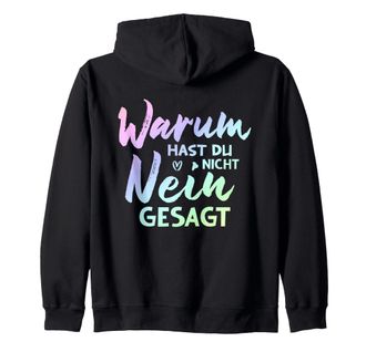 Mapanoli Design Warum Hast Du Nicht Nein Gesagt - Musik Schlager Kapuzenjacke