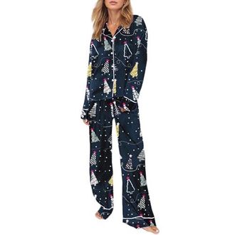 Generic Ensemble de pyjama d&eacute;contract&eacute; et tendance avec pantalon long, tenues dhiver pour femmes, ensemble de v&ecirc;tements de d&eacute;tente pour femmes, ensemble de su