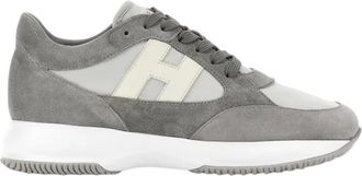 Hogan Homme, Chaussures, Gris, Taille: 39 EU Baskets Interactive
