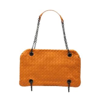 Bottega Veneta Pre-owned Duo Shoulder Bag - Femme - Pre-owned - Orange - Taille: ONE Size