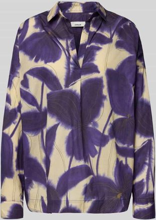 0039 Italy Langarmbluse mit V-Ausschnitt Modell DERRY