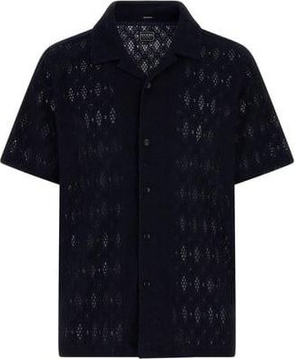 Guess Chemise manches courtes en crochet
