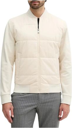 HUGO BOSS Homme, Vestes, Beige, Taille: S Sweat en Coton Mercérisé Polyvalent à Fermeture Éclair