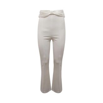 Elisabetta Franchi Pa-085-51E3 Hose - - Trousers - Damen - Wei&szlig; - S