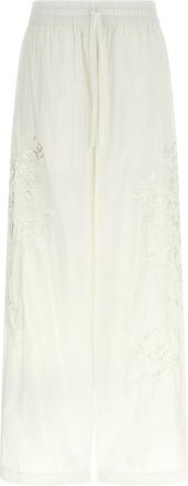P.A.R.O.S.H. P. A.R. O.S. H. Pantalons D&eacute;contract&eacute;s - Blanc