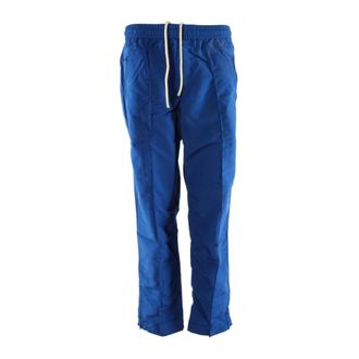 New Balance Homme, Pantalons, Bleu, Taille: S Pantalon Homme en Nylon Bleu