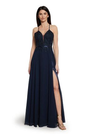 Vera Mont Abendkleid Damen mit Stickerei Stickerei