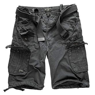 Geographical Norway Short cargo People pour homme, gris foncé, XXXXXXXL