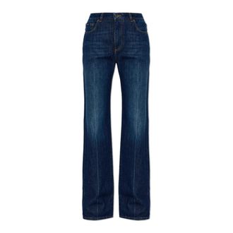 Dolce & Gabbana Femme, Jeans, Bleu, Taille: 38 FR Jean Jambe Droite