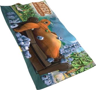 Hdadwy Grizzy und die Lemminge Tabodi, saugfähiges Handtuch, Badetücher, weiche Handtücher, Spa-Handtuch für Badezimmer, Hotel, Fitnessstudio, Gesichtsreinig