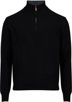 Cala Pull col zipp&eacute; en laine m&eacute;lang&eacute;e
