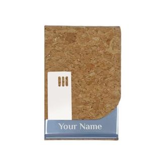 Generic Porte-cartes personnalis&eacute; grav&eacute; en cuir synth&eacute;tique et acier pour cartes de visite, de d&eacute;bit, cartes de cr&eacute;dit pour homme, cadeau dentreprise pour emp
