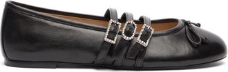 Stuart Weitzman Celeste MJ Ballet - Femme - Chaussures - Noir - Taille: 37 1/2 EU