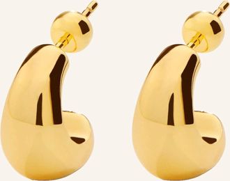 Pompidou Ohrh&auml;nger Tiny Chubby Hoops By Glambou gold