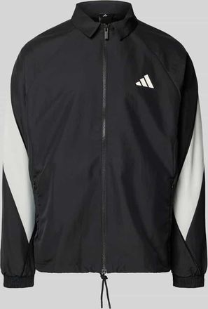 adidas Sweatjacke mit Logo-Print