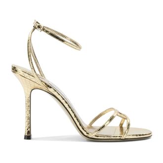 Jimmy Choo London Femme, Chaussures, Gris, Taille: 39 1/2 EU Leo 100